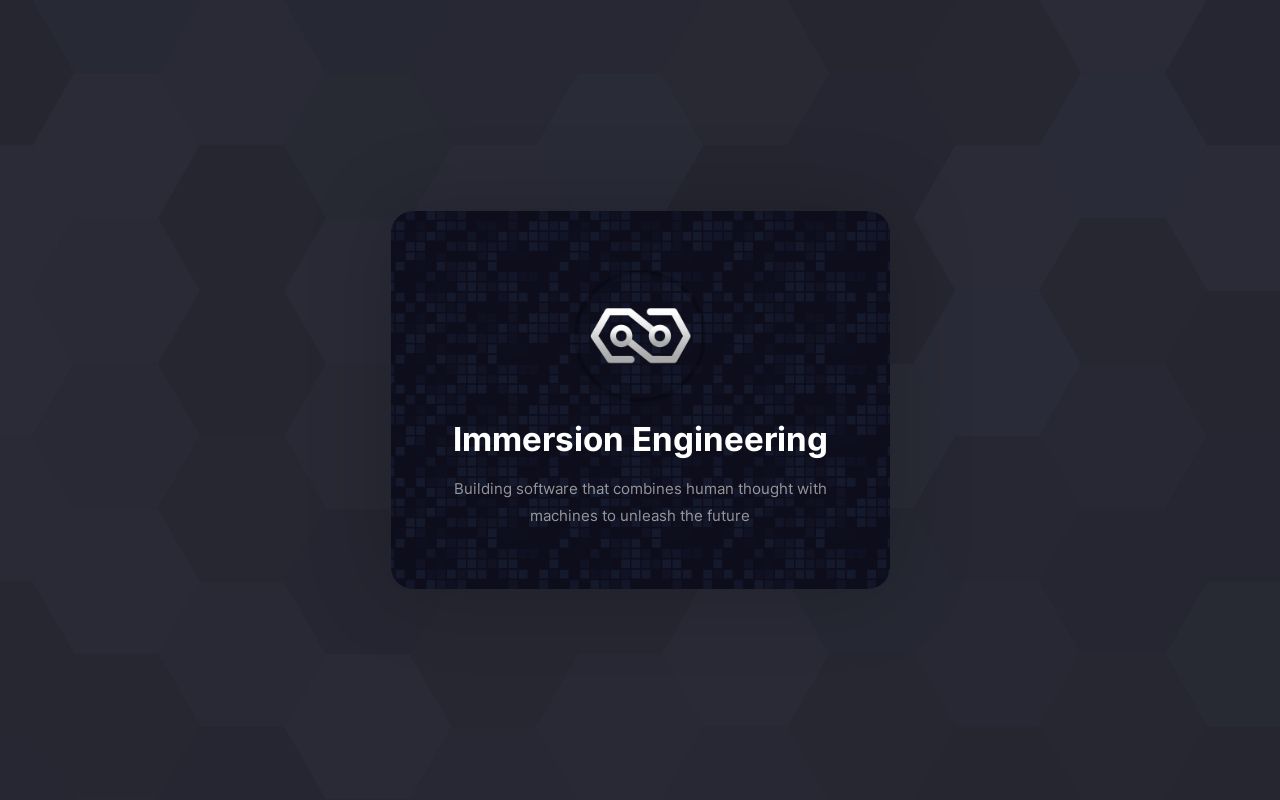 Immersion Engineering